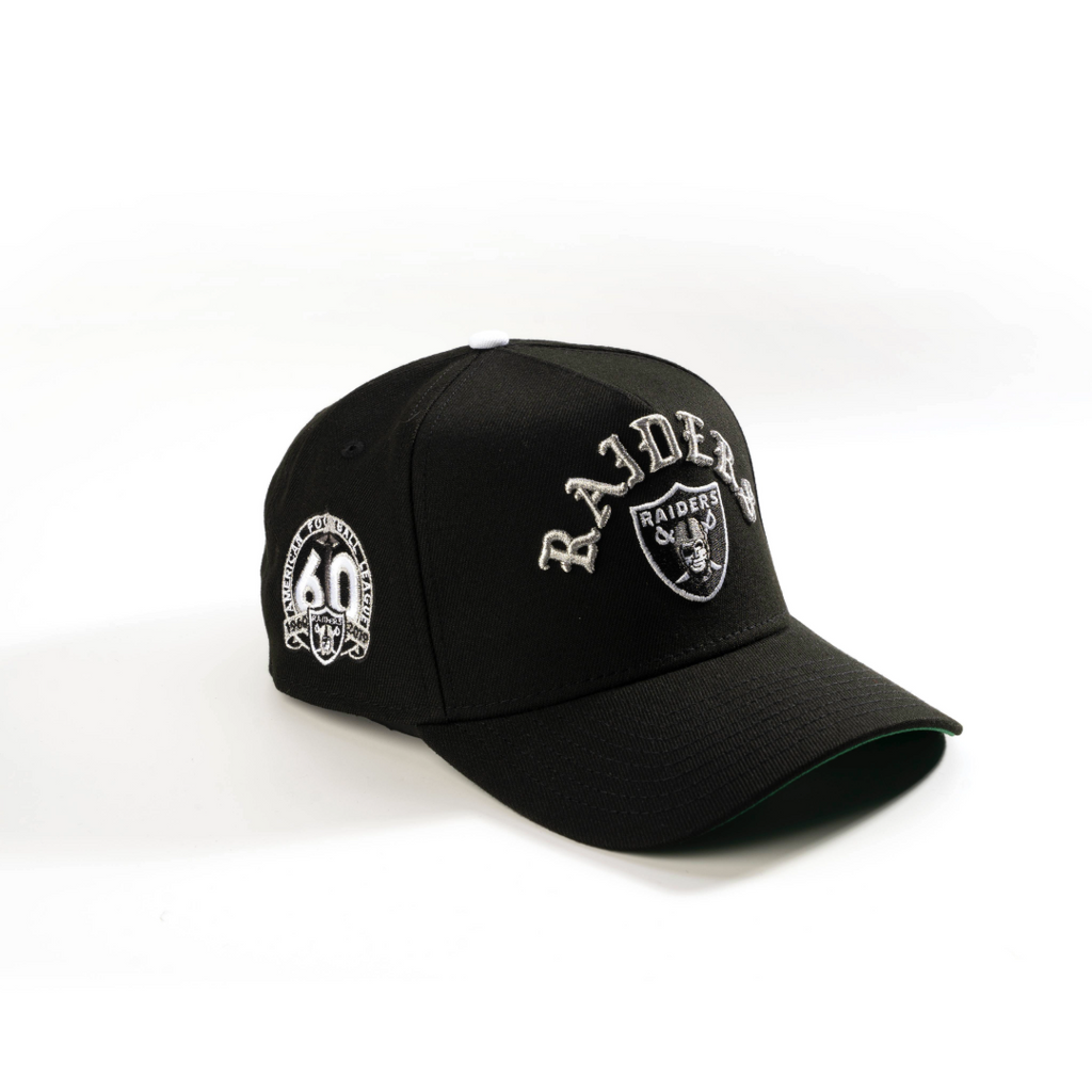 LAS VEGAS RAIDERS 9FOURTY A-FRAME JET BLACK SNAPBACK HAT – Anthem Shop